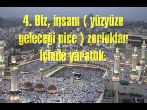 Abdulbasıt Abdussamed  Beled Süresi ve Meali 1