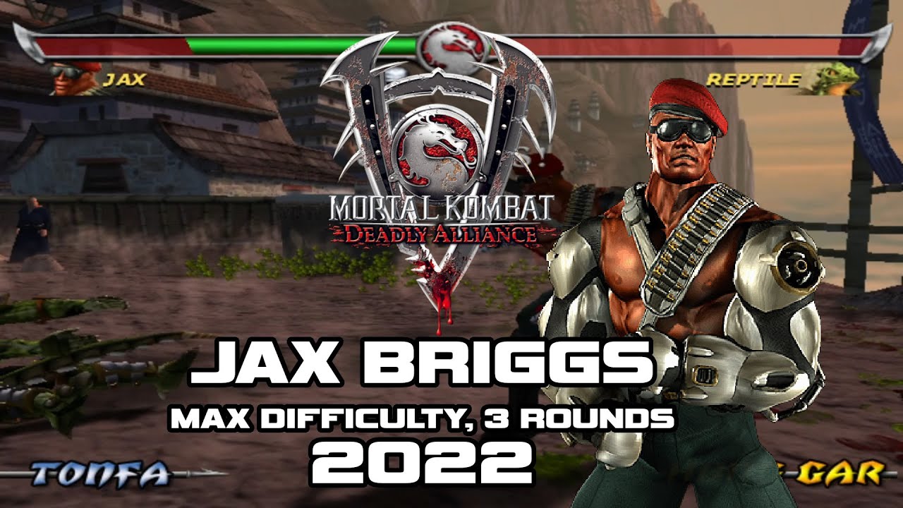 Mortal Kombat Deadly Alliance 2022 (PS2): Jax Briggs on Max, 3 Rounds ...