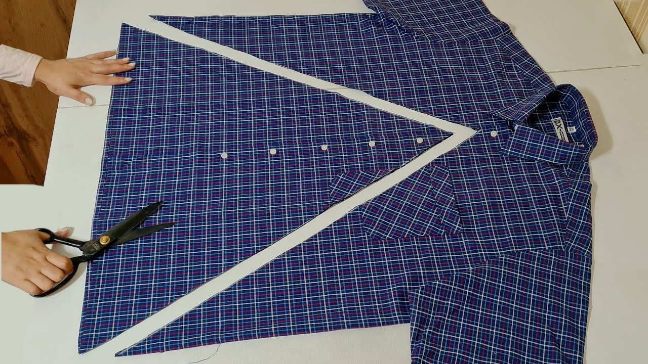 ⚘️Wow Fantastic Shirt Reuse Ideas ⚘️You Don't Have To Be a Tailor To ...