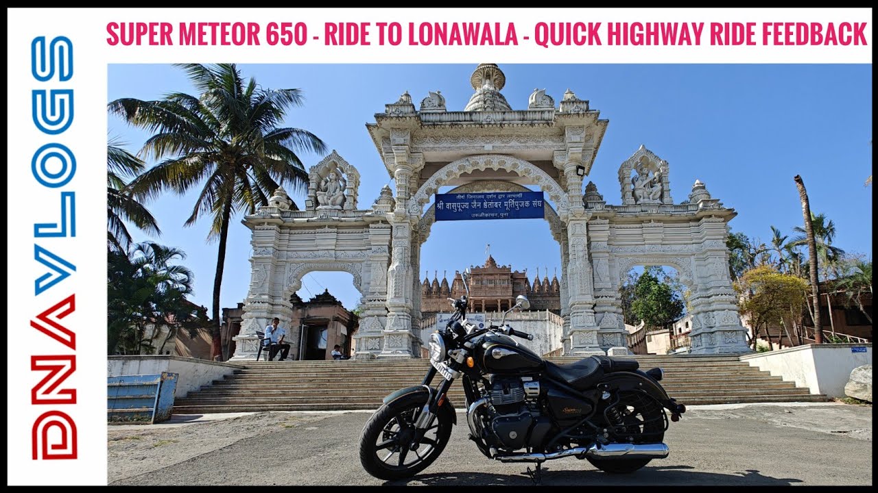 Royal Enfield Super Meteor 650 | Ride to Lonawala | Highway Ride Review ...