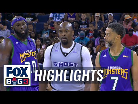3 Headed Monsters vs Ghost Ballers | BIG3 HIGHLIGHTS