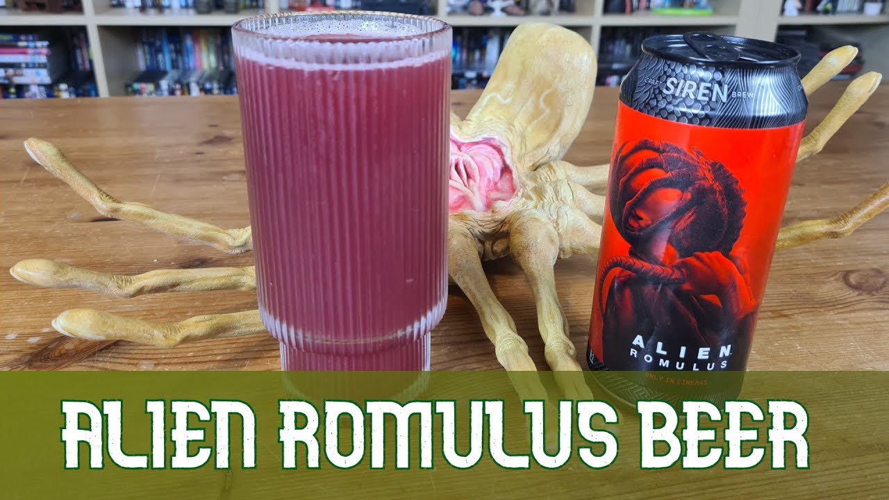 I check out the limited edition ALIEN ROMULUS beer, Something In The ...