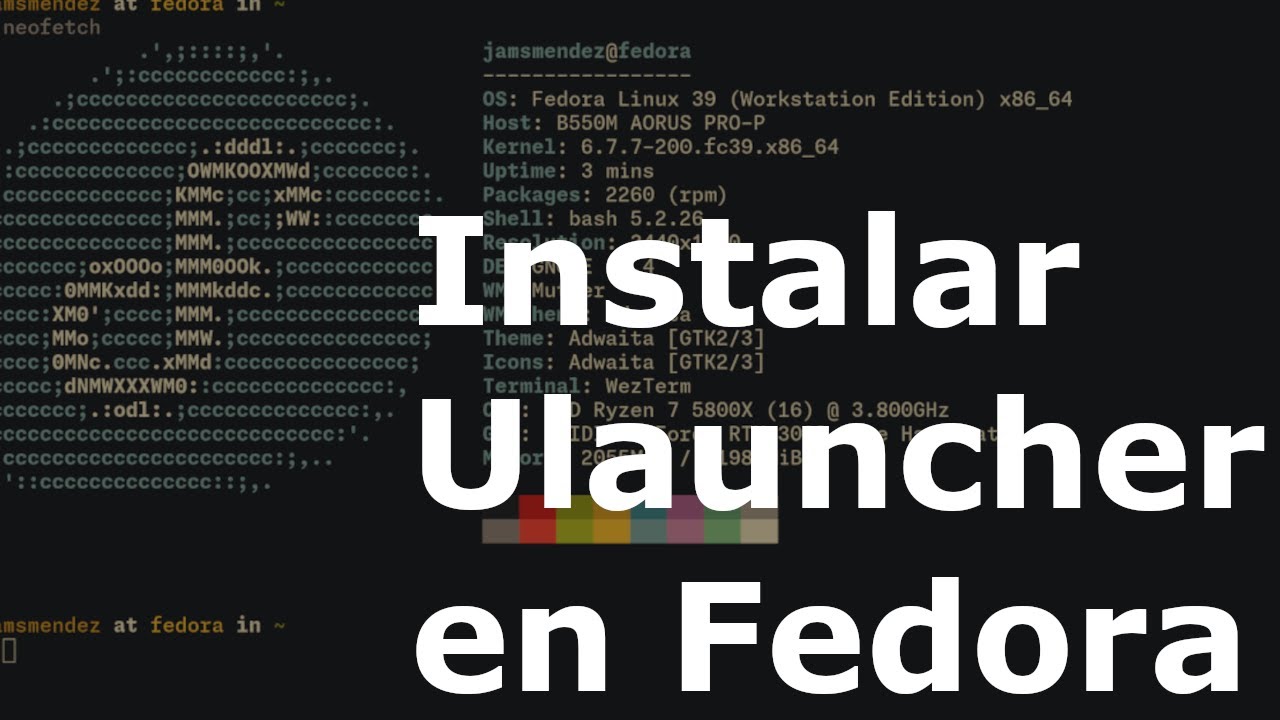 Como instalar Ulauncher en Fedora - Linux - YouTube