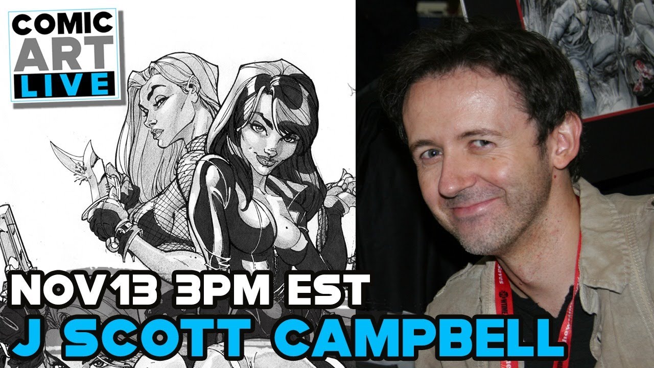Comic Art LIVE Fall 2021 Panel - J Scott Campbell with Scott Dunbier ...