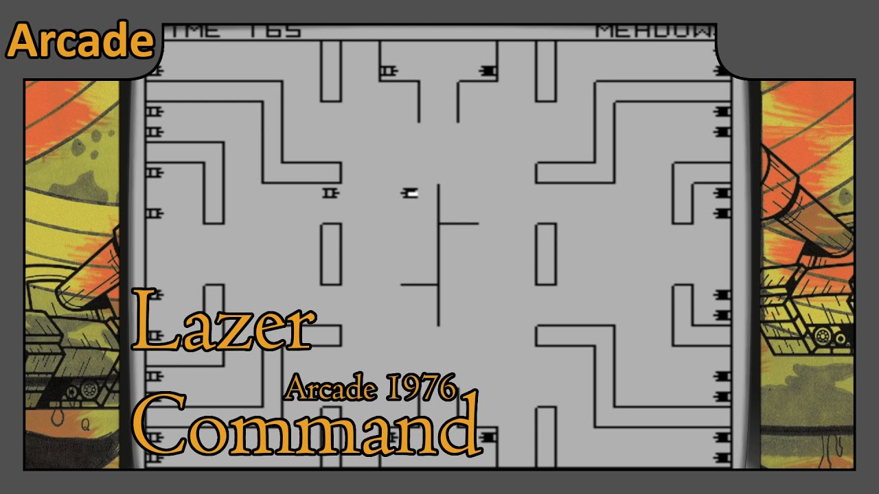 [1976-10] [Arcade] Lazer Command - Gameplay - YouTube
