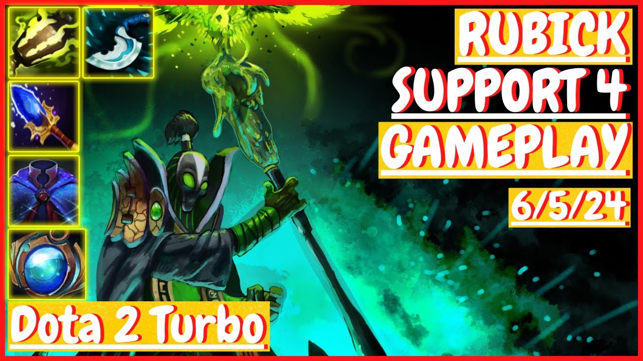 Rubick 6/5/24 [SUPPORT 4] [Gameplay DOTA 2 Turbo] 7.32 - YouTube