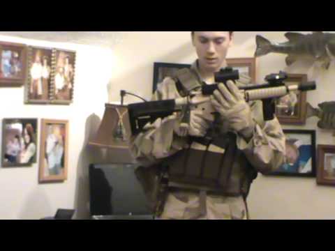 Tan high speed airsoft load out - YouTube