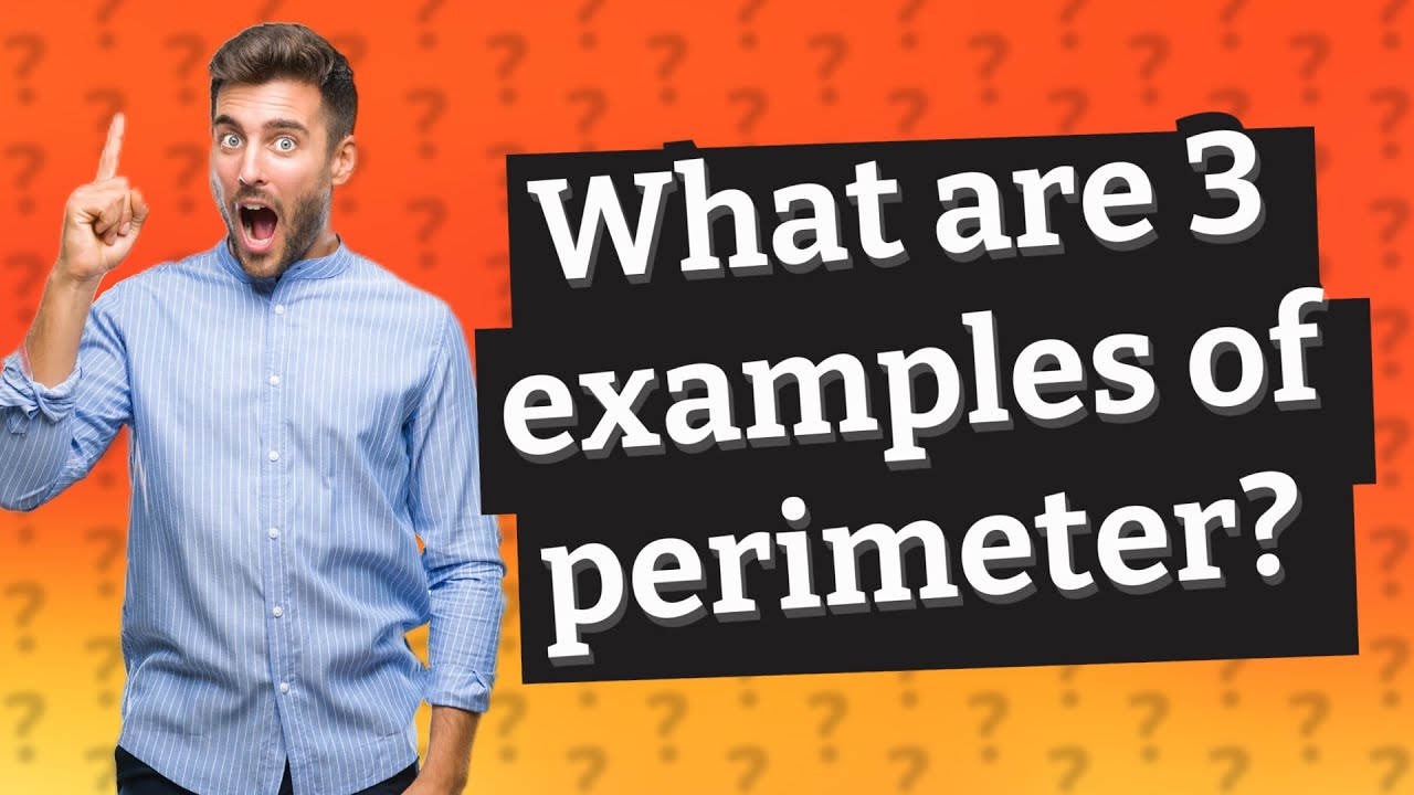 What are 3 examples of perimeter? - YouTube
