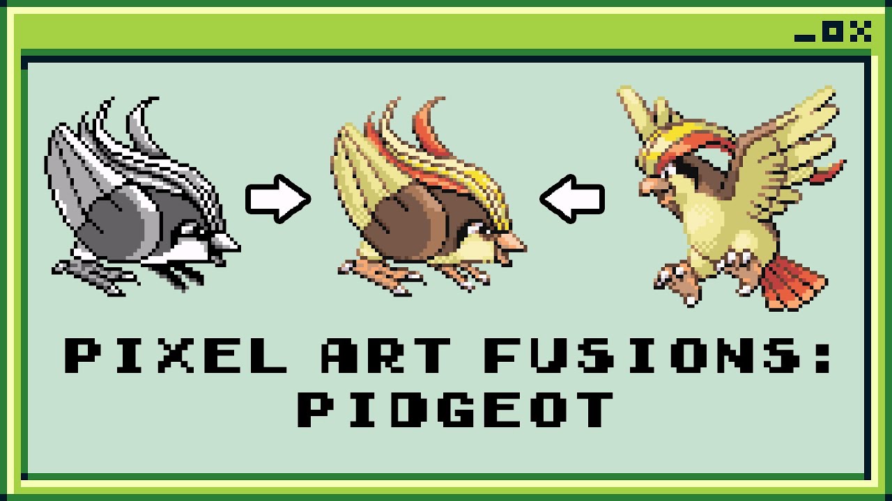 The Original Pidgeot Sprite Design Looked Ridiculous! | Pixel Art ...