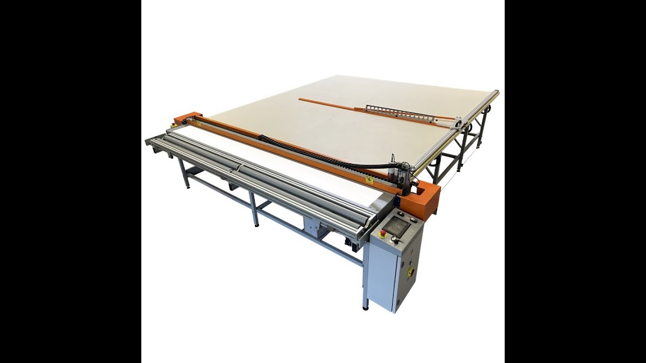 REXEL US-1 Стіл для різки рулонних штор - YouTube