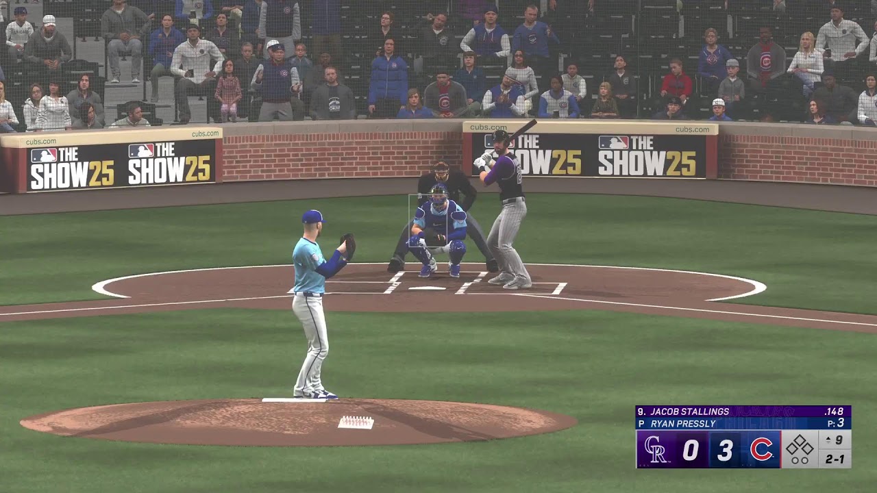 Rockies vs Cubs Full Game simulation MLB the Show 25 - YouTube
