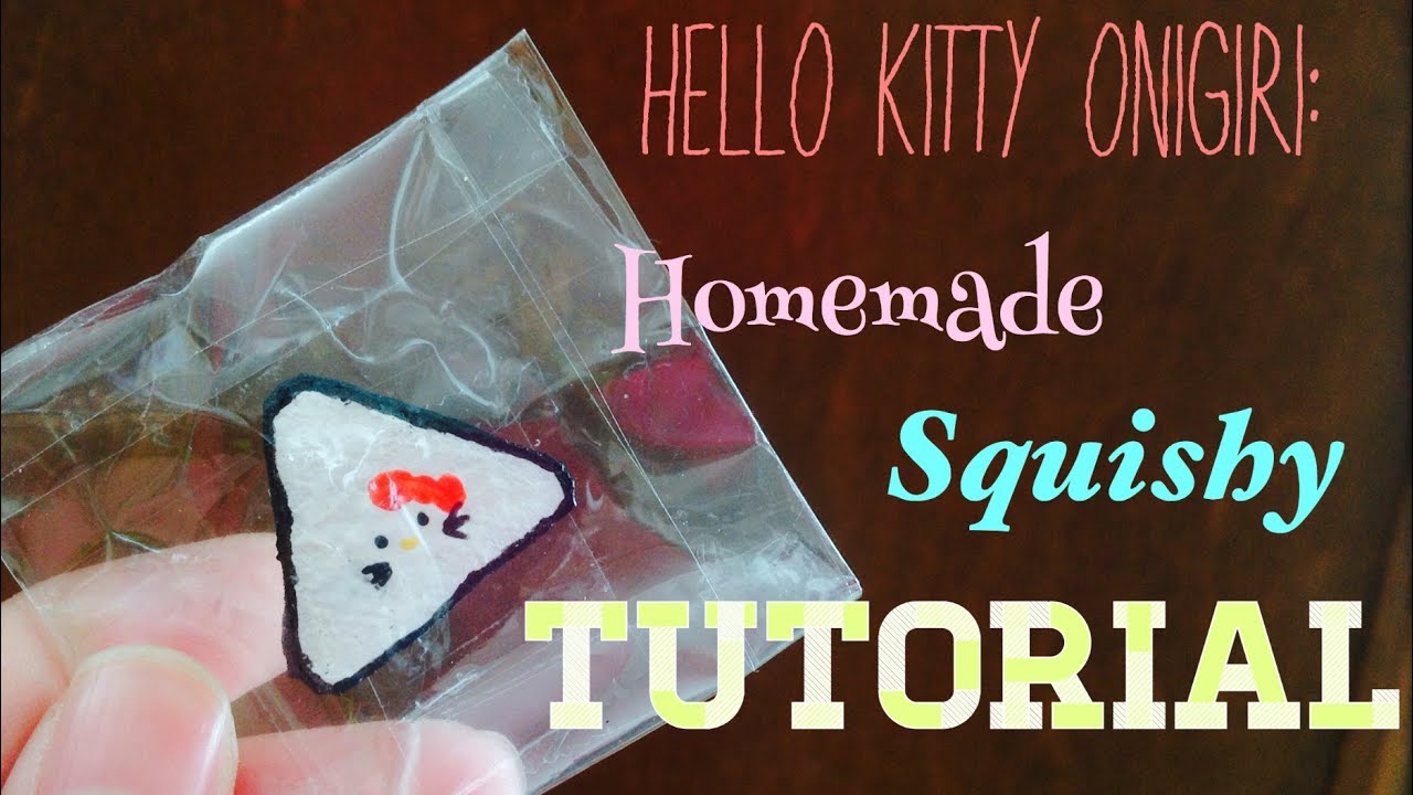 Squishy Tutorial: Hello Kitty Onigiri - YouTube