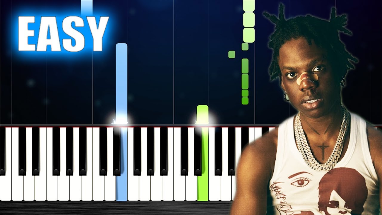 Rema - Calm Down - EASY Piano Tutorial - YouTube