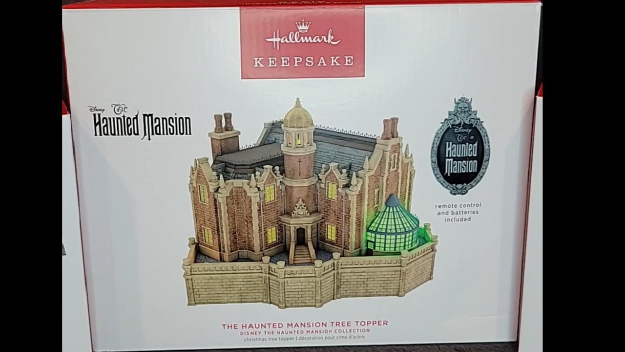 2023 The Haunted Mansion Tree Topper, Disney, Hallmark Keepsake ...