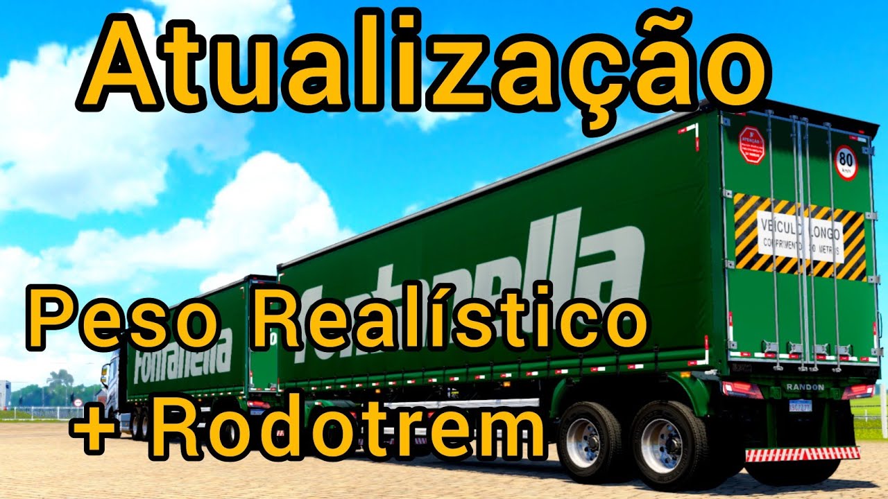 Lançamento Rodotrem + Peso Realístico Sider Randon New R 2023 AM29 ETS2 ...