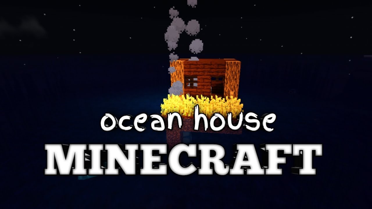 minecraft. small house on the ocean. - YouTube