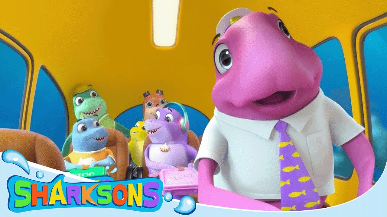Fishes On The Reef (Wheels On The Bus) | The Sharksons - Songs for Kids ...