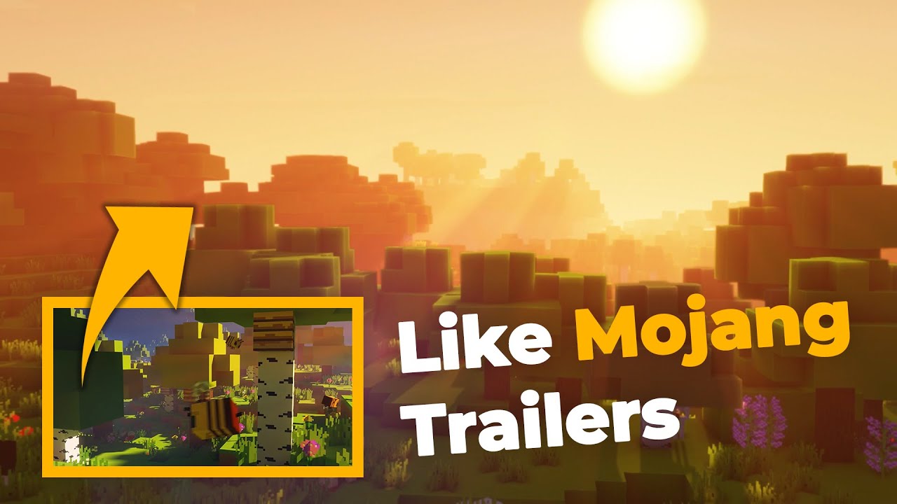 Minecraft Graphics Shaders Like Mojang Trailers Atmospheric Video - YouTube