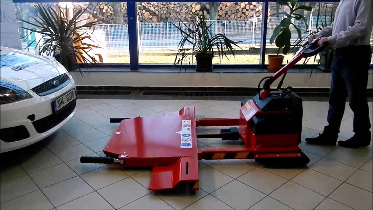 STRINGO 450, vozík pro přesun automobilů - EUROLIFT CZ - YouTube