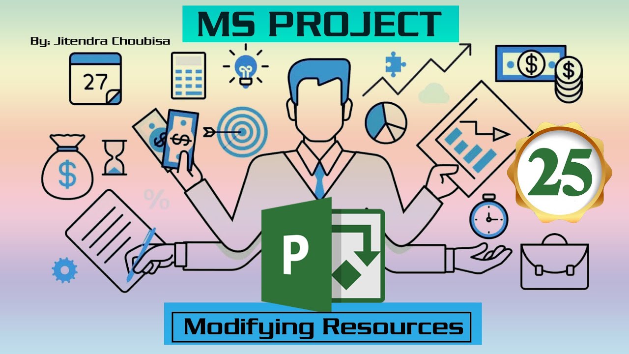 MS Project | 25 Modifying Resources - YouTube
