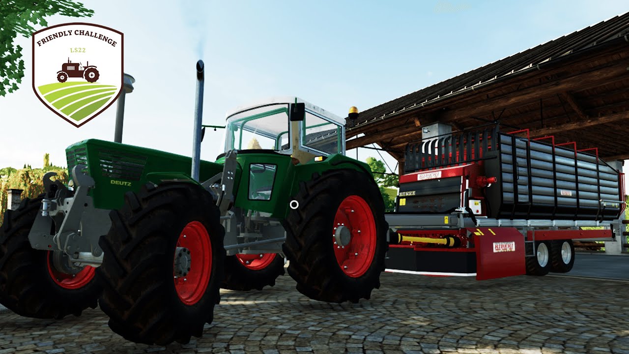 LS22-Friendly Challenge/Die Spritze als Frontgewicht #7 - YouTube