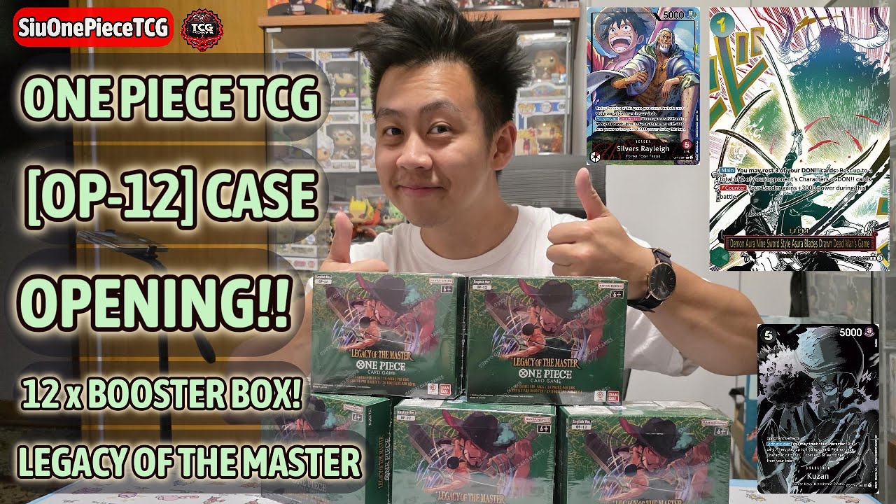 ONE PIECE TCG [OP-12] CASE OPENING 12x BOOSTER BOX! LEGACY OF THE ...