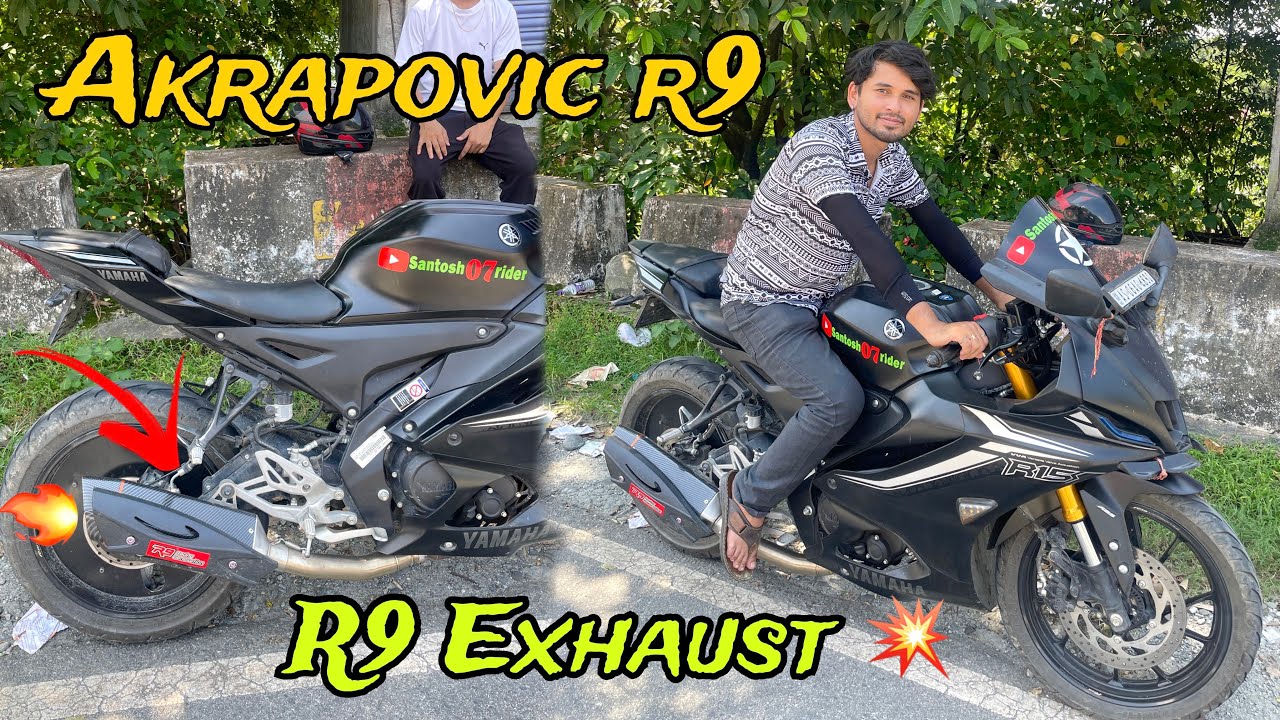 Full system exhaust r9 installation r15v4 - YouTube