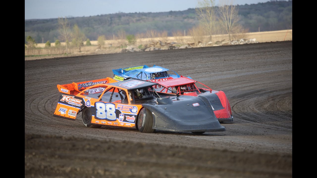 Evan Miller IMCA Late Model Feature Win at Park Jefferson Speedway ...