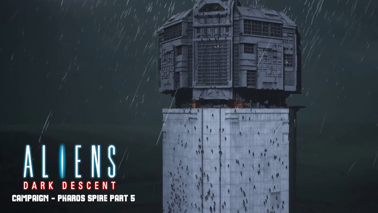 Aliens Dark Descent - Blind Walkthrough - Pharos spire part 5/ No ...