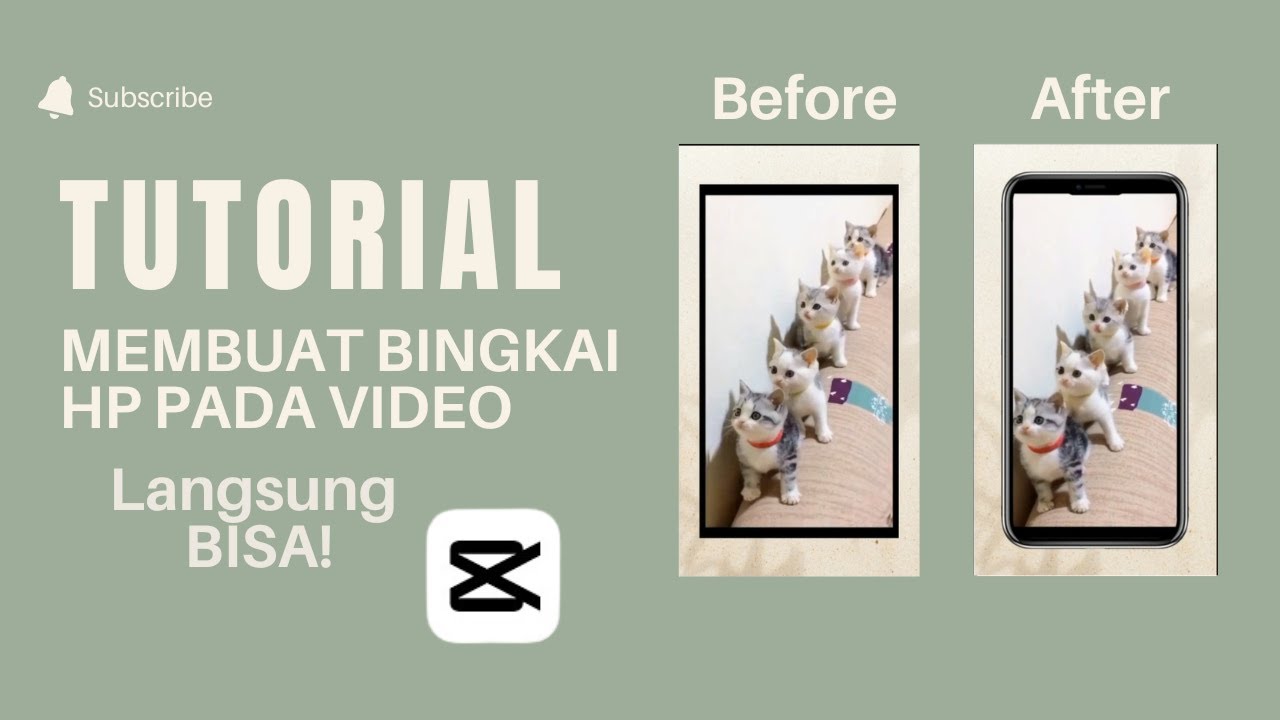 TUTORIAL BINGKAI HP DI VIDEO || MUDAH SEKALI LANGSUNG BISA! ~ NURJANNAH ...