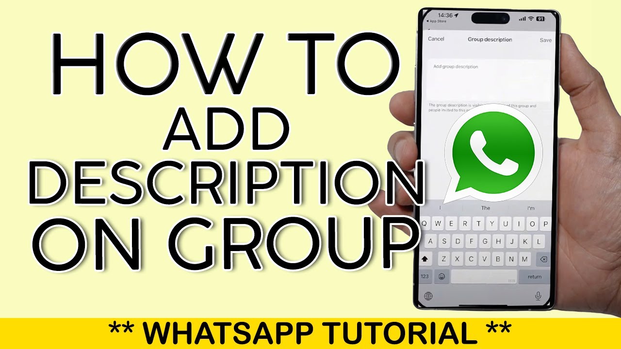 How to Add Group Description to Whatsapp Group 2025 - YouTube