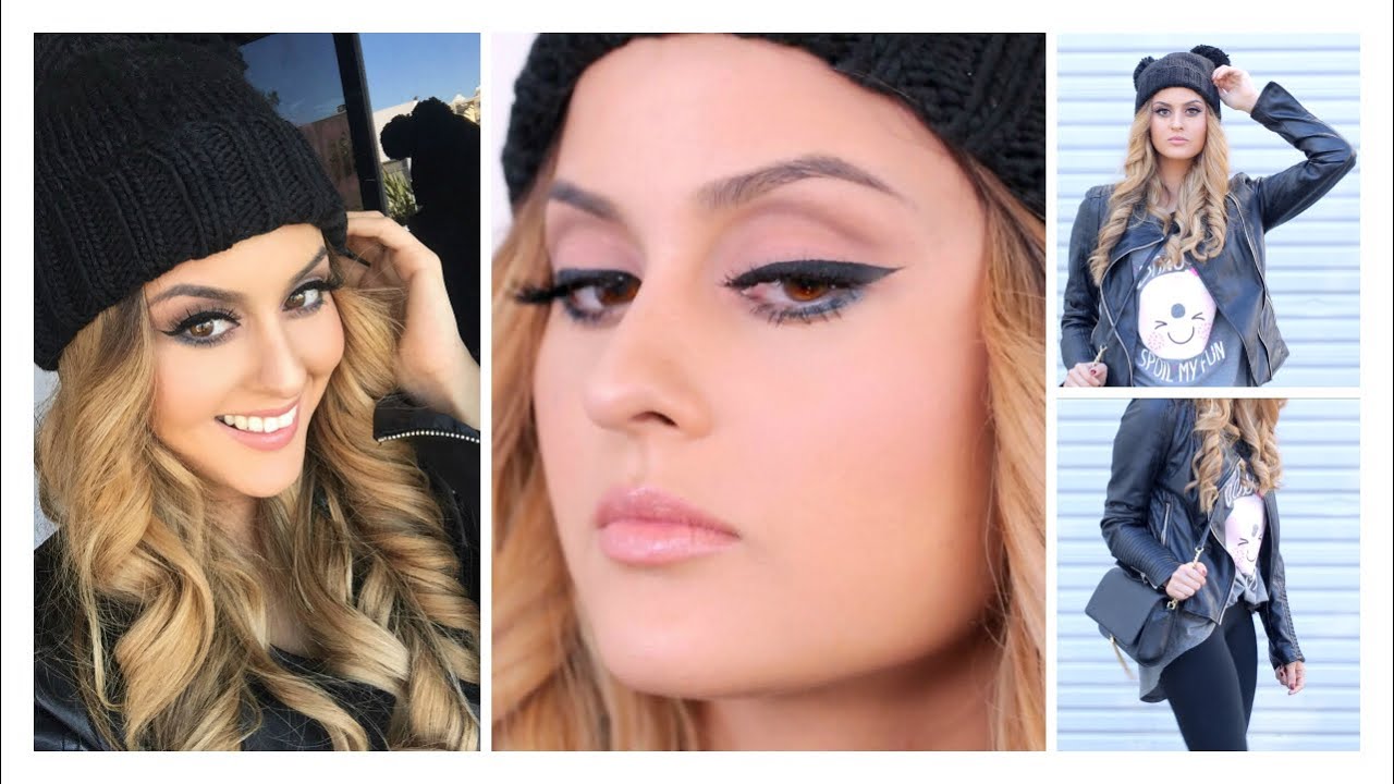 Winter Makeup & Outfit - YouTube