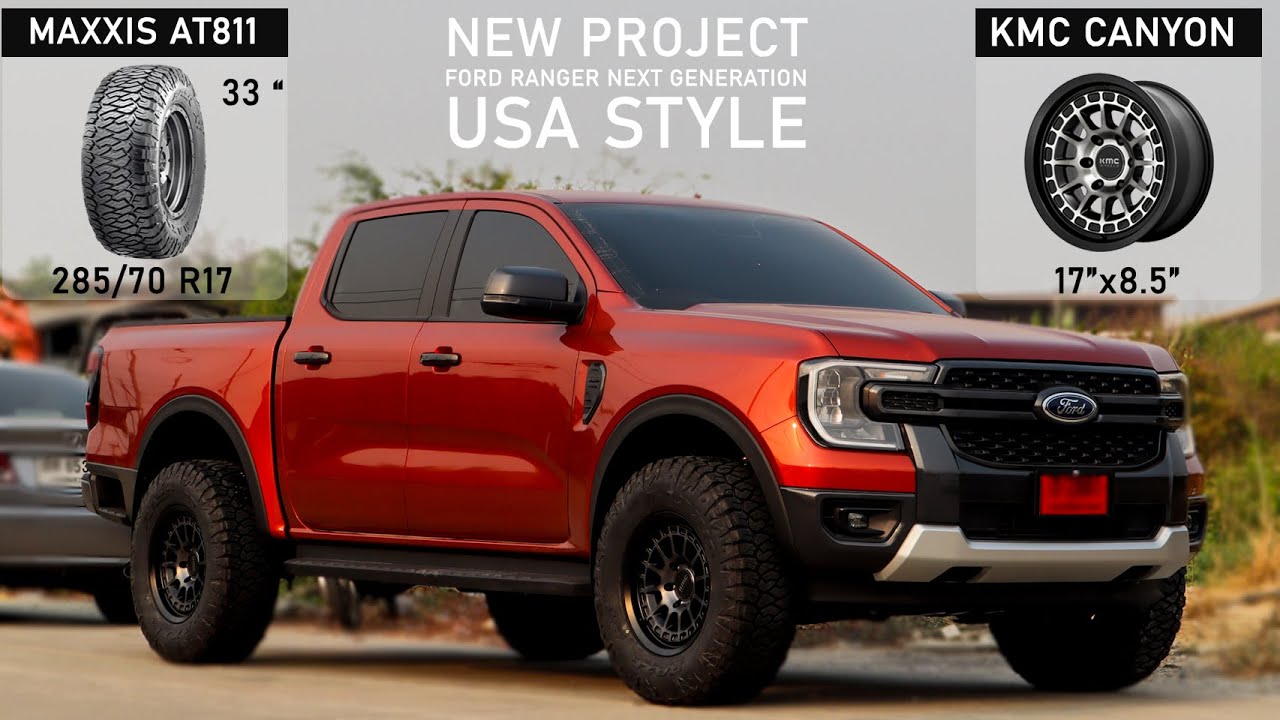 Ford Ranger Next Generation แต่งแนวเมกา ล้อ KMC ขอบ17 รัดยาง 33นิ้ว ...