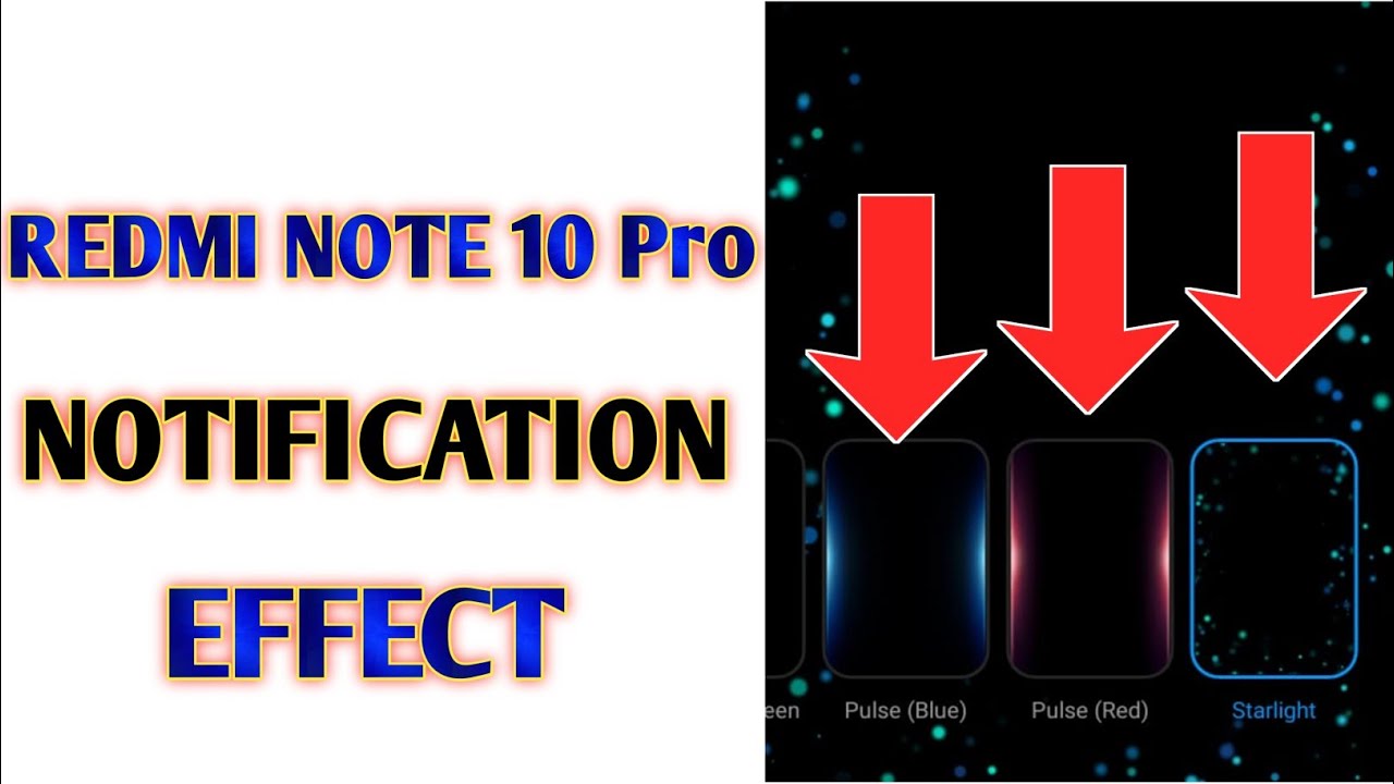 Redmi Note 10 Pro Max Add Notification Effect // How To Add ...