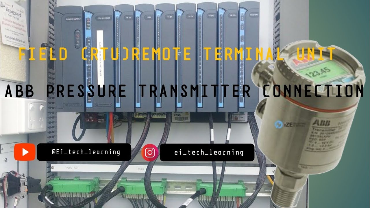 FIELD RTU - REMOTE TERMINAL UNIT PRESSURE TRANSMITTER CONNECTION - YouTube