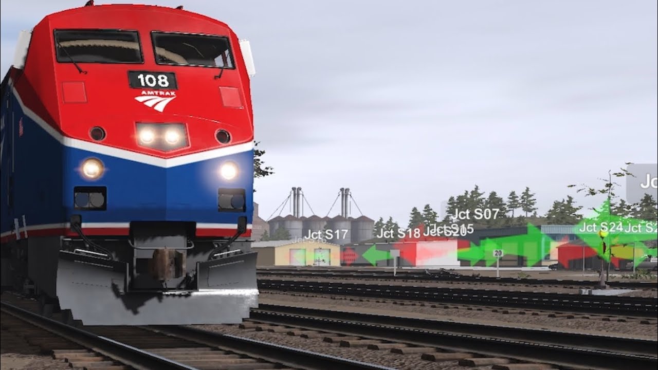 Amtrak Phase VI Heritage unit in Trainz 3 - YouTube