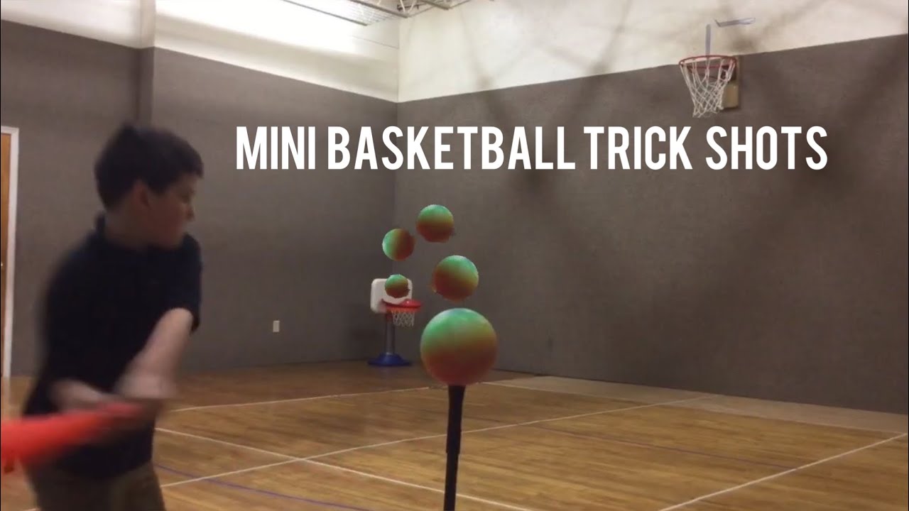 Mini Basketball Trick Shots. - YouTube