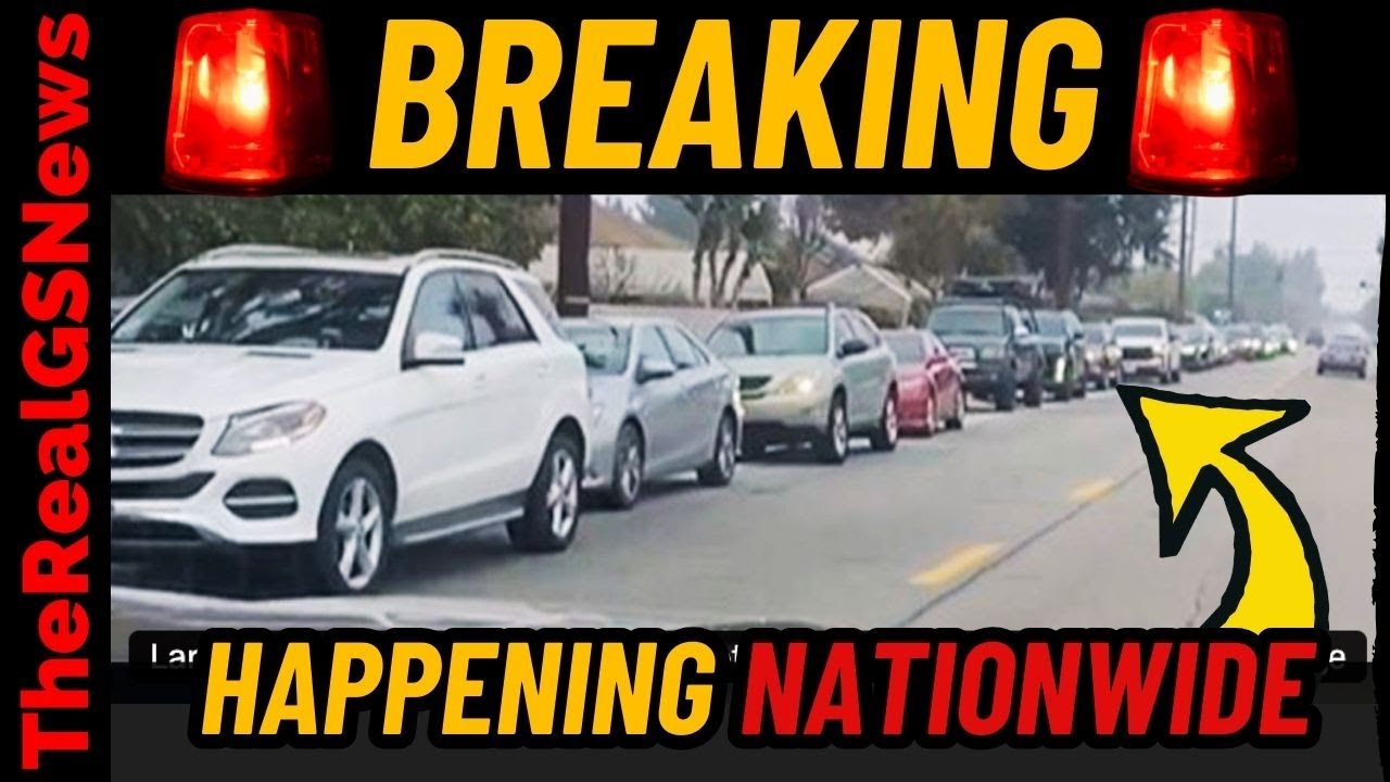 ⚠️ "It's HAPPENING" Long line of cars waiting for eggs SPOTTED in ...