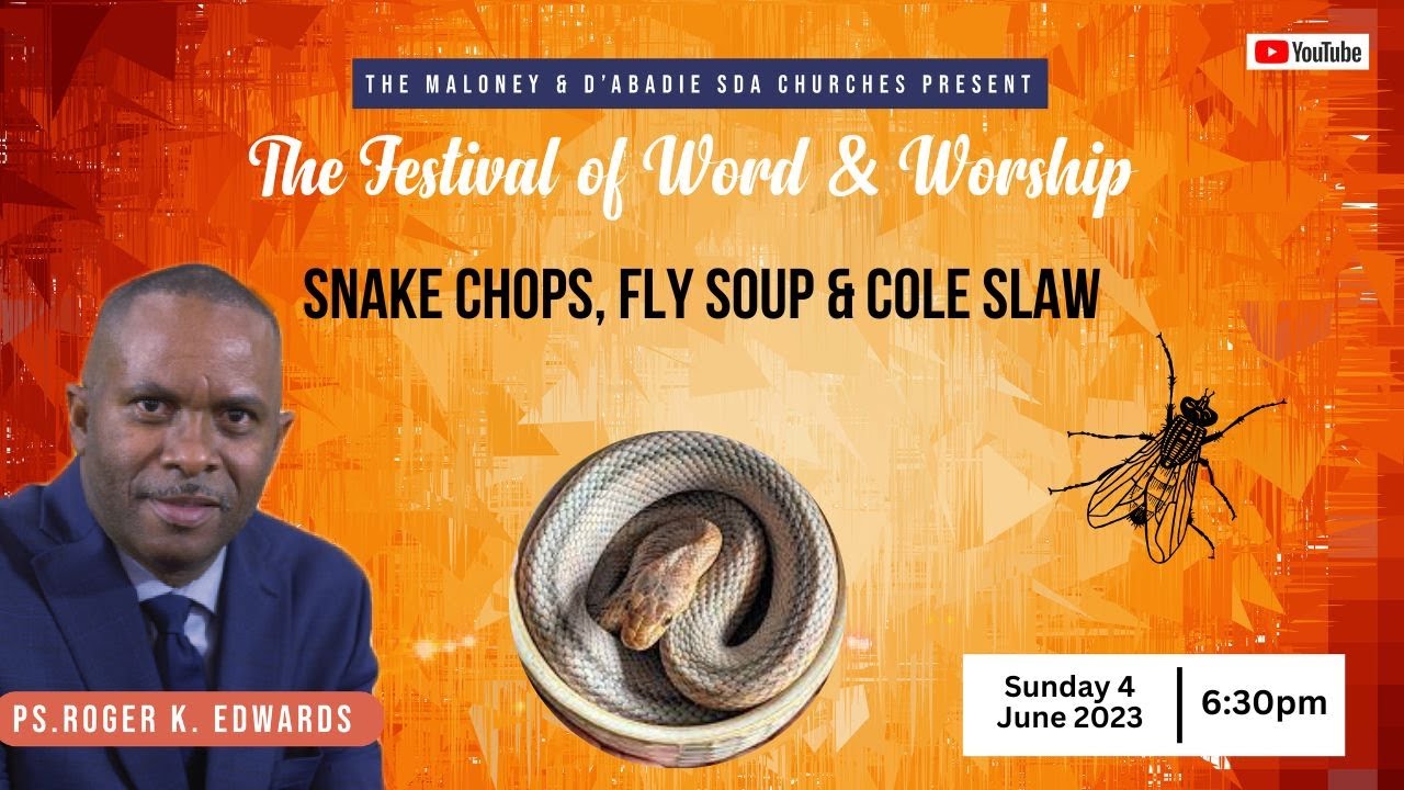 SNAKE CHOPS. FLY SOUP & COLE SLAW | PS. ROGER EDWARDS - YouTube