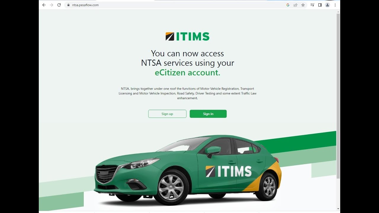 NTSA on Ecitizen (ITIMS). Subscribe to our Channel. - YouTube