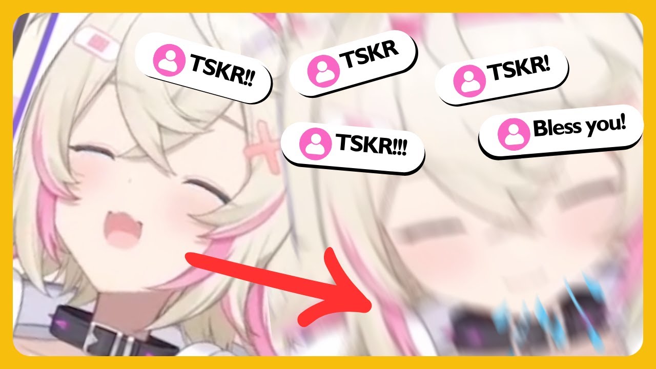 Fuwamoco's First 100 Sneezes (Mostly Mococo) TSKR!! - YouTube