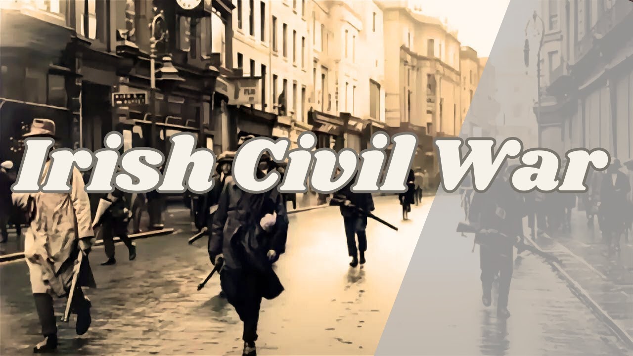 Rare Irish Civil War footage in Color [Enhanced] - YouTube