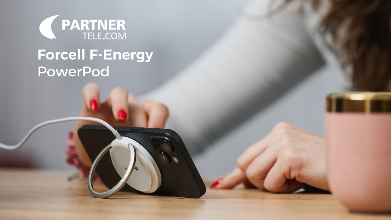 Forcell F-Energy PowerPod wireless charger with MagSafe - YouTube