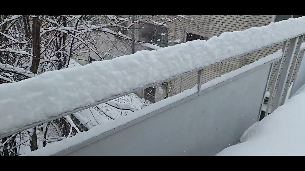 Major Snowfall in Kitchener, ON - YouTube