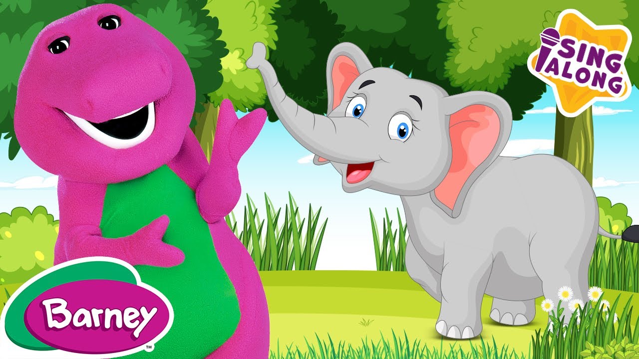 Sounds of the Elephant! | Animal Songs for Kids | Barney | 9 Story Sing ...