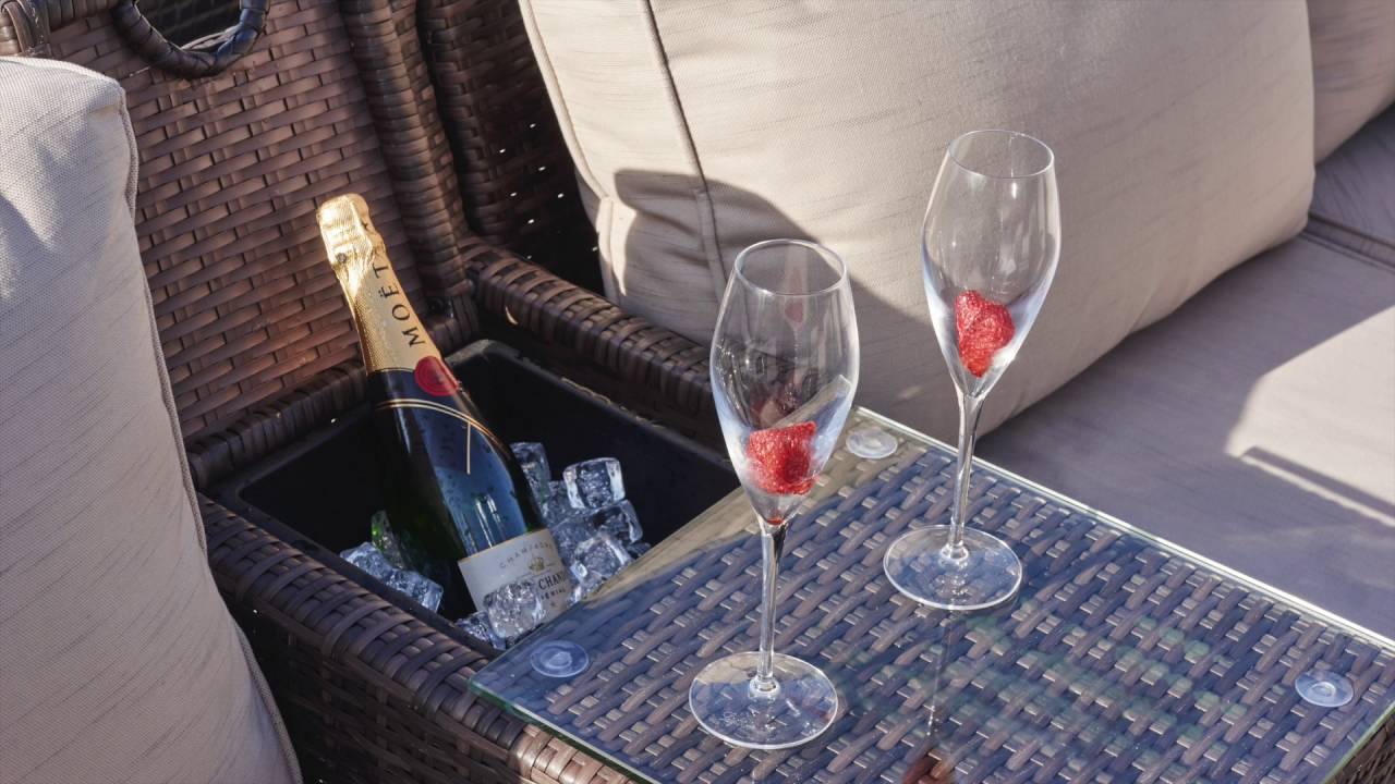 Moda Furnishings Rattan Garden Furniture: Aura Sofa & Dining Combos ...