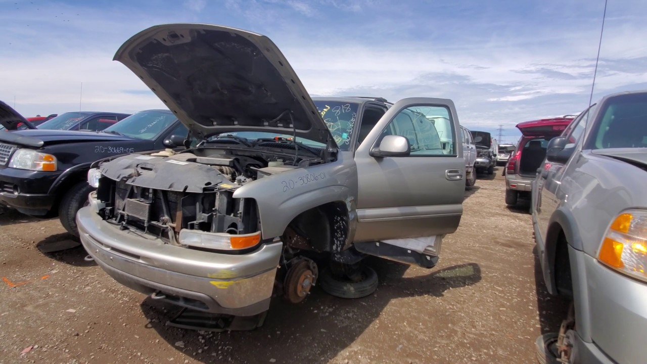 Rough and Rotten 2001 Chevrolet Suburban at the Junk Yard - YouTube