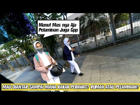 TETEH PERAWAT INI MINTA DIANTAR SAMPAI KE PELAMINAN HEHE || AKY VLOGGER JADI BINGUNG GAES - YouTube