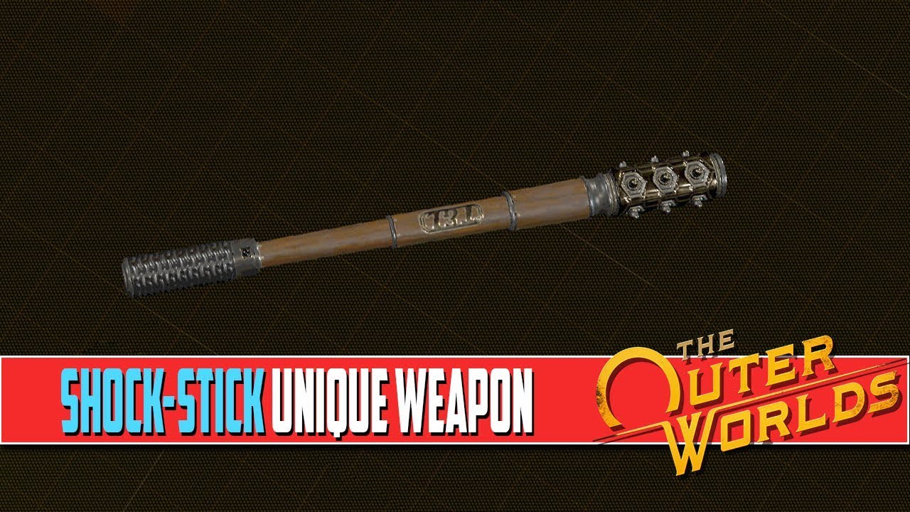 The Outer Worlds Shock-Stick Unique Weapon Location - YouTube