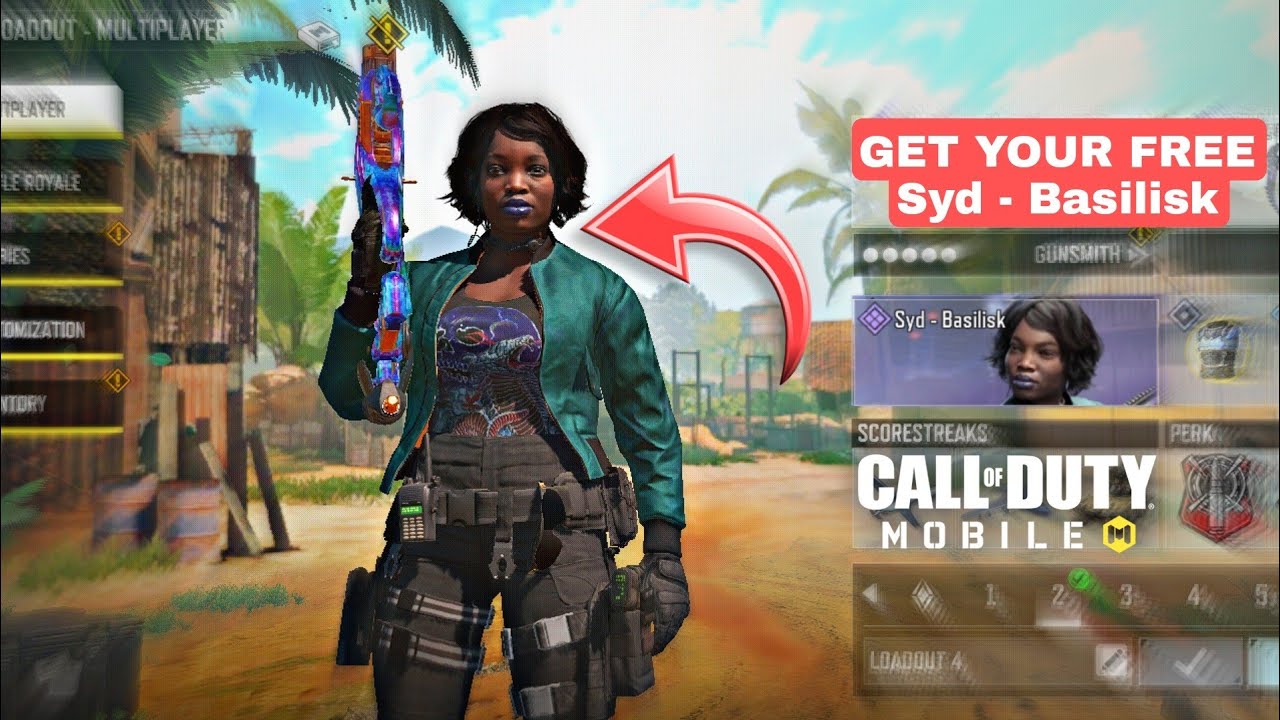 Free Syd - Basilisk In Call Of Duty Mobile COD MOBILE - YouTube